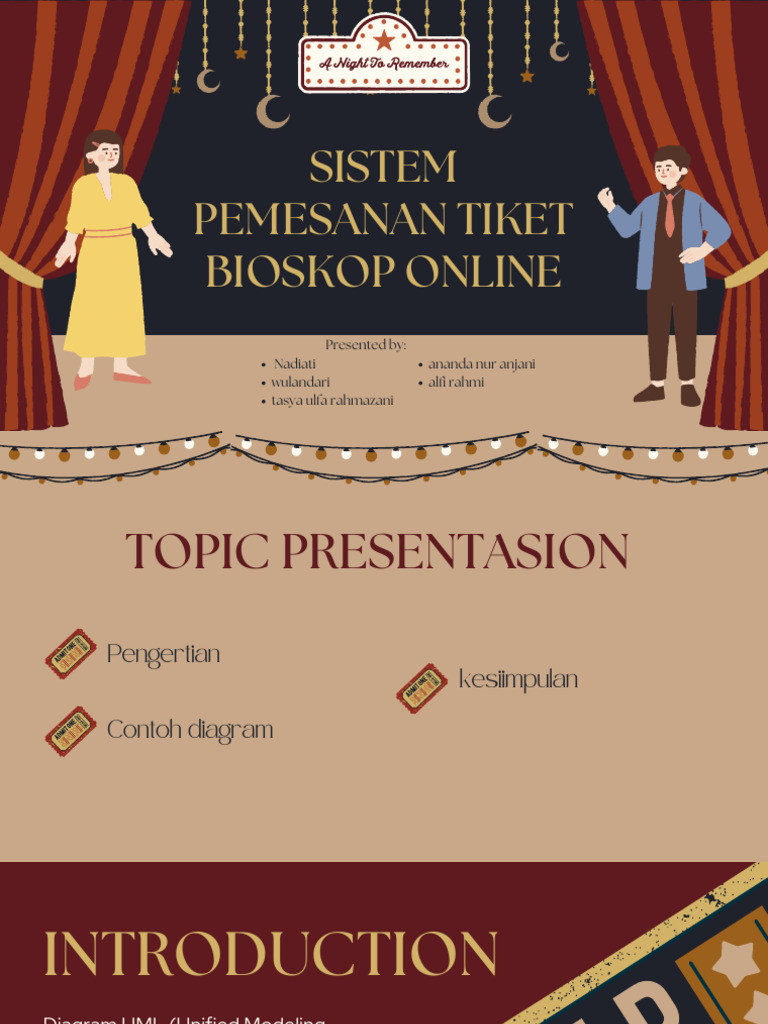 Sistem Pemesanan Tiket Bioskop | PDF | Komputer