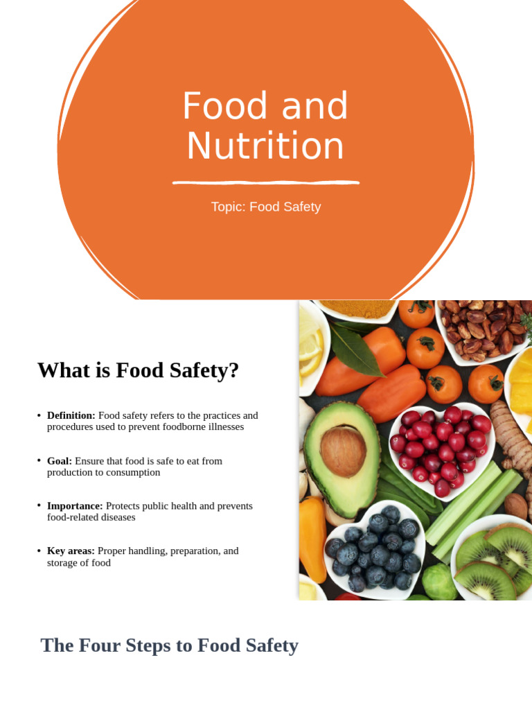 Food Safety Presentation Revised | PDF | Food Safety | Foodborne Illness