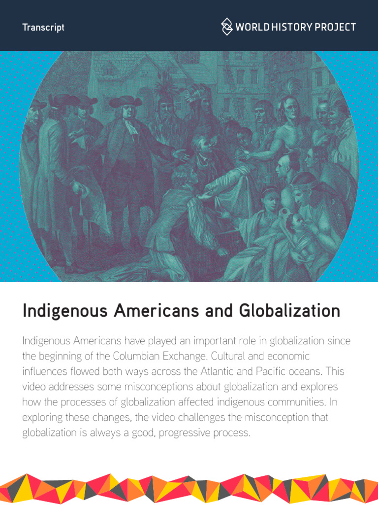Indigenous Americans and Globalization | PDF | Sioux | Globalization
