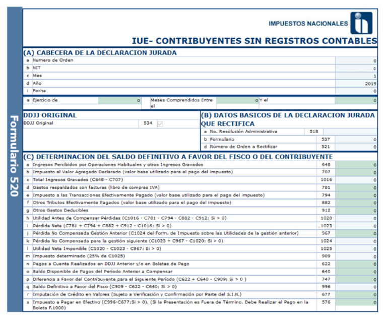 Formulario 520 v2 | PDF