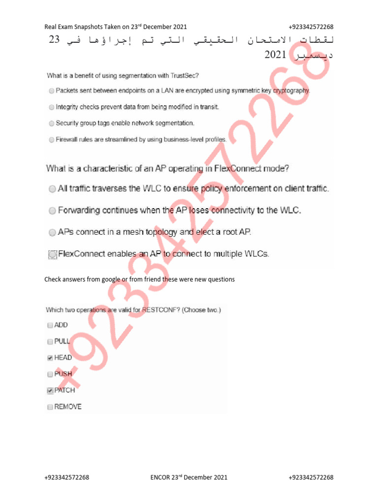 ENCOR 23 December | PDF