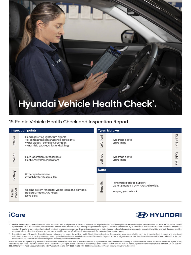 15 Point Check List | PDF | Vehicles | Wheeled Vehicles