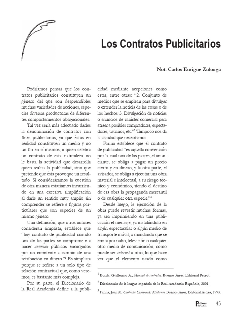 CONTRATO DE PUBLICIDAD | PDF | Publicidad | Patrocinador (Comercial)