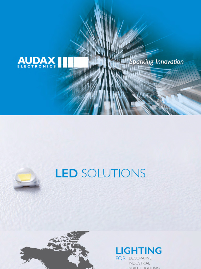 Portfolio Audax | PDF | Light Emitting Diode | Light