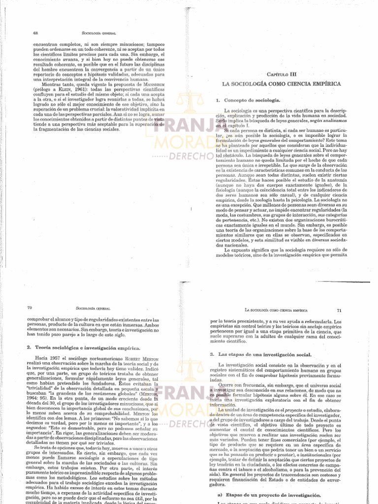 Sociología General - Fucito Capitulo 3.1 | PDF