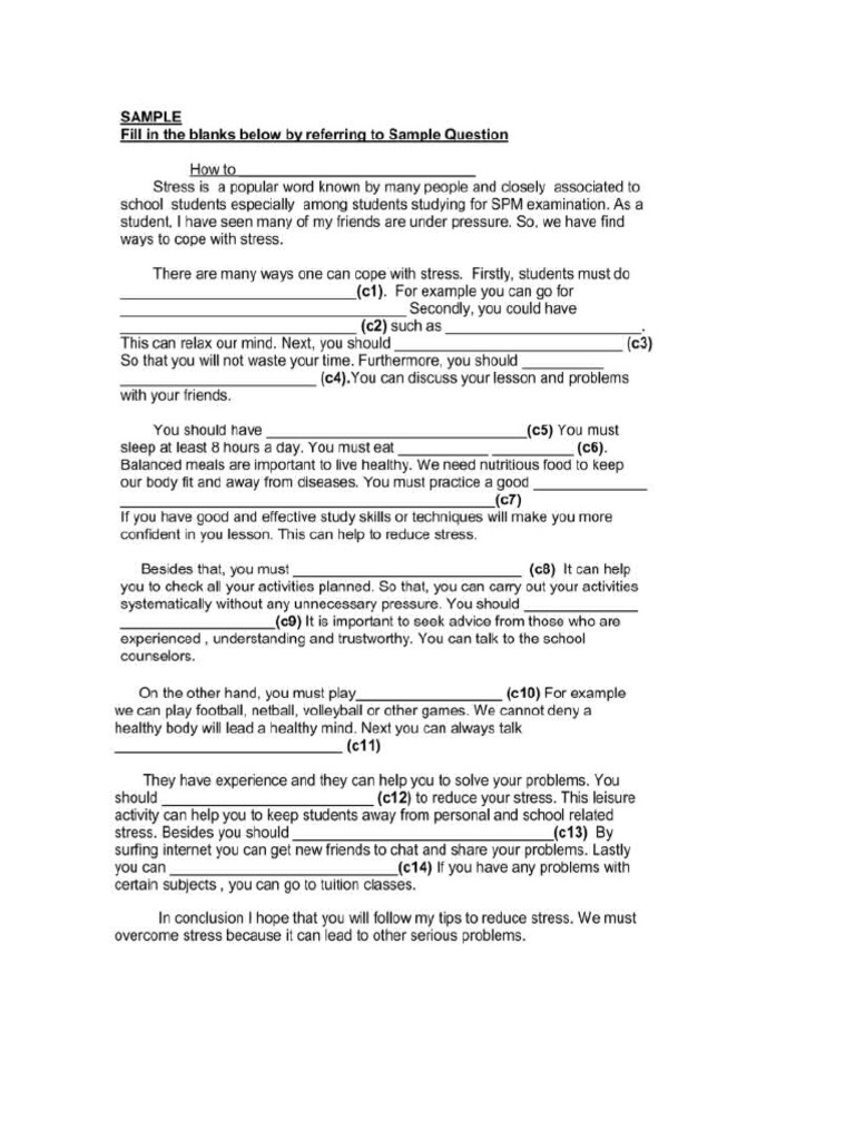 Sample Guided Writing | PDF