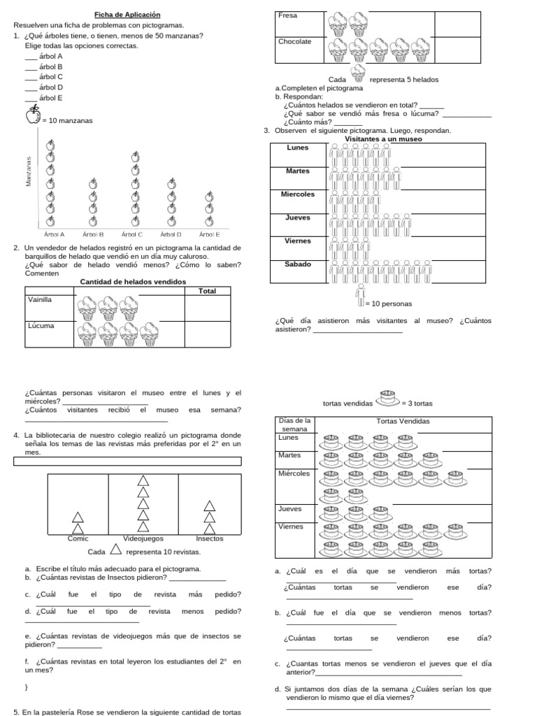 Fichas 2 | PDF | Postres | Alimentos