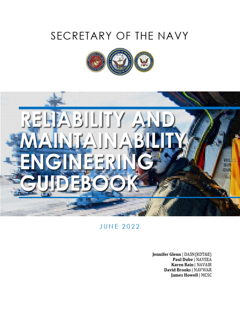 Navy Reliability & Maintainability Guide | PDF | Reliability ...