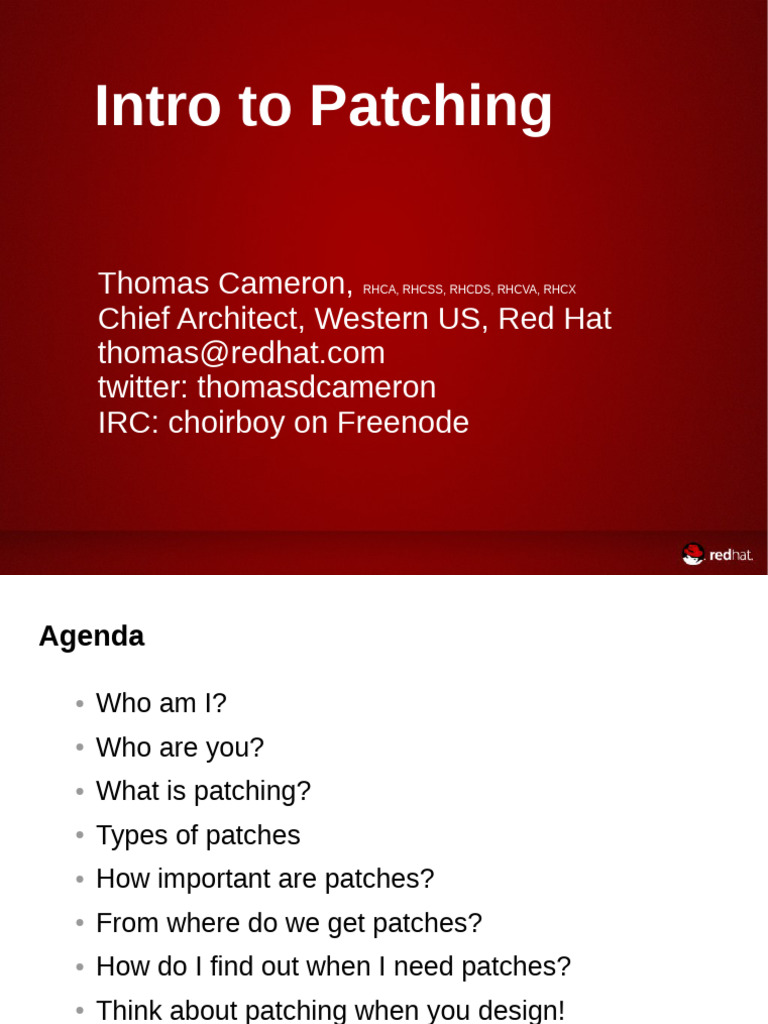 Intro to Patching | PDF | Vulnerability (Computing) | Computing