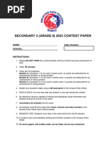 SMC Sample Questions 2024 | PDF | Mathematics