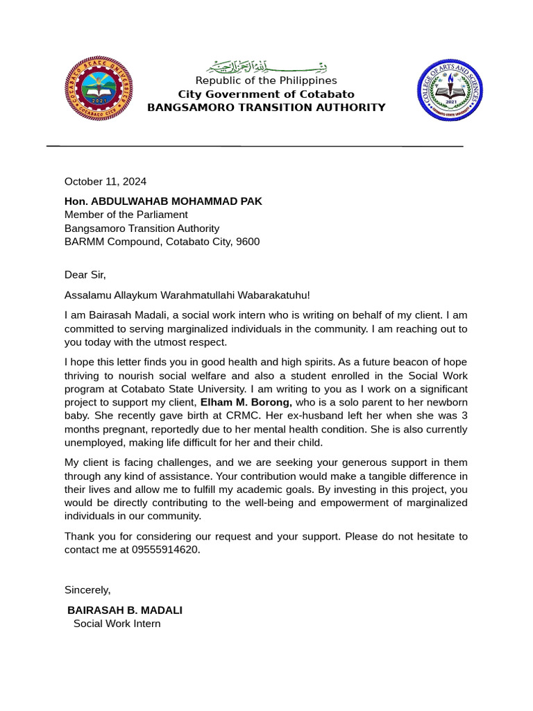 Gad Letter | PDF