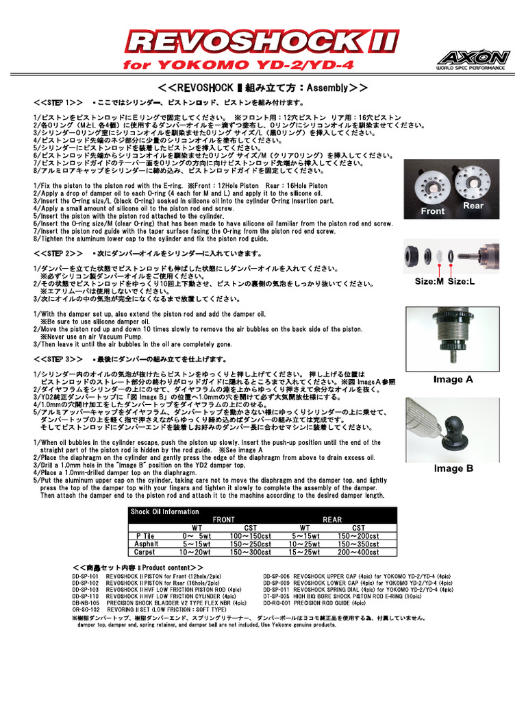 Revo ShockII Guide | PDF