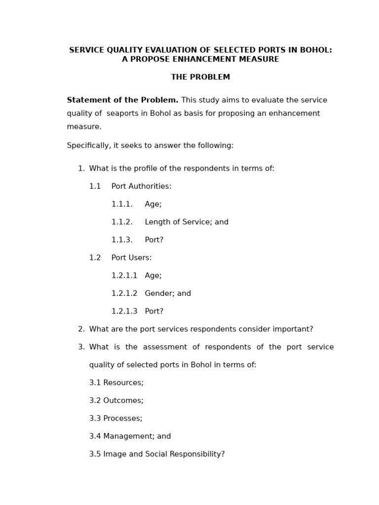 Jerick SOP AND QUESTIONNAIRE 2 1 | PDF | Warehouse | Business
