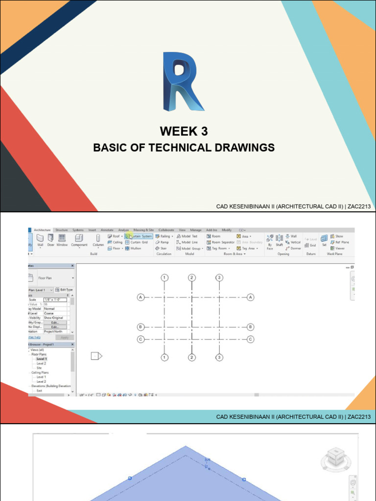 Week 3 Basic Technical DWG | PDF | Art