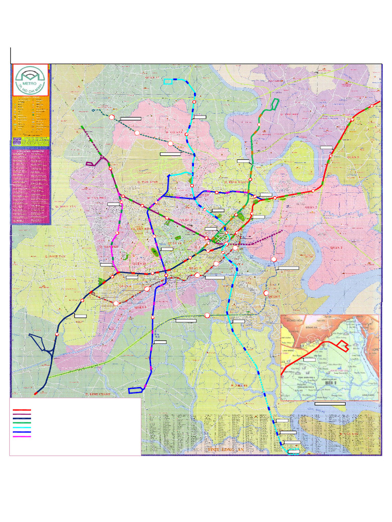 Ban Do Mang Luoi Metro TPHCM | PDF