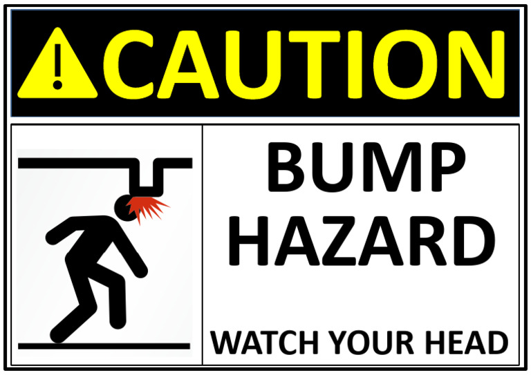 HSE - SIGNAGE - Awas Kepala | PDF
