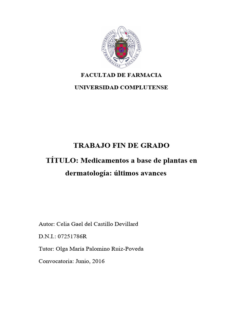 Celia Gael Del Castillo Devillard | PDF | Cicatrización de la herida ...