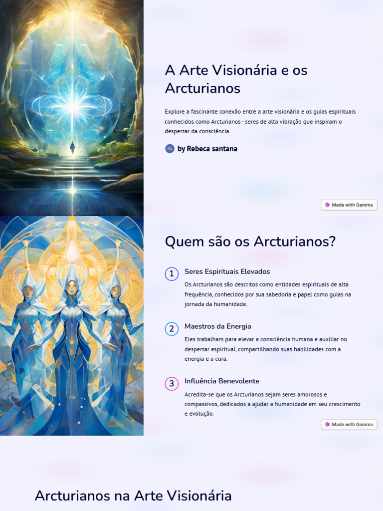 A Arte Visionaria e Os Arcturianos | PDF | Sabedoria