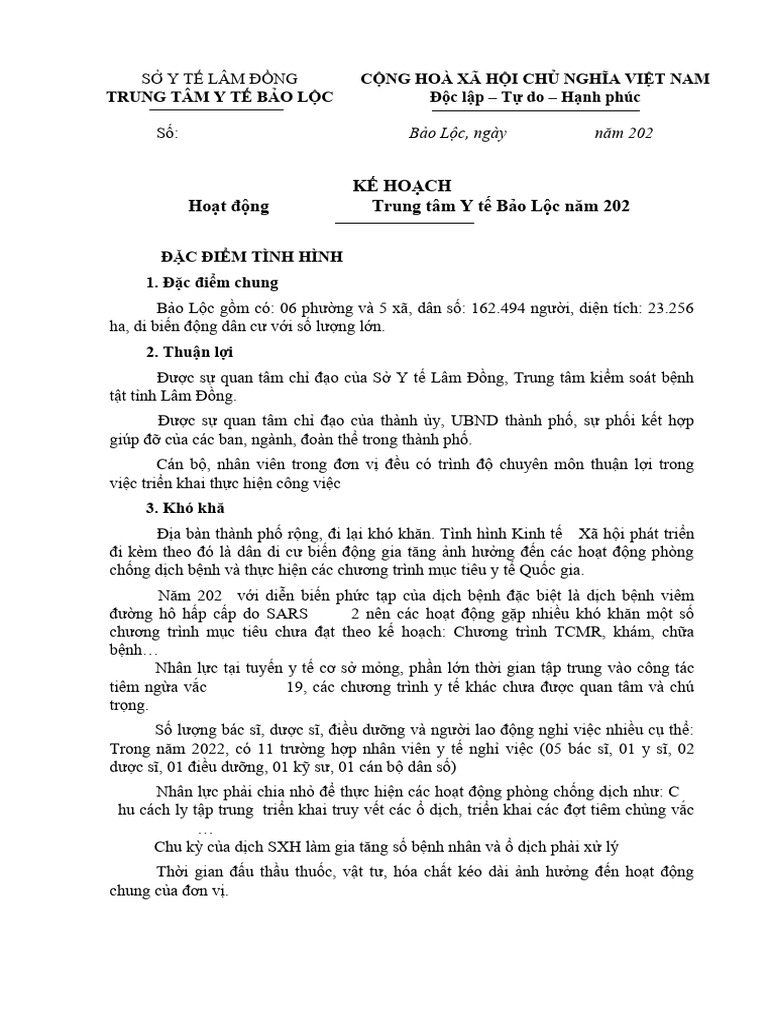 KH 20 Ke Hoach Hoat Dong Chuyen Mon Nam 2023 - Signed | PDF