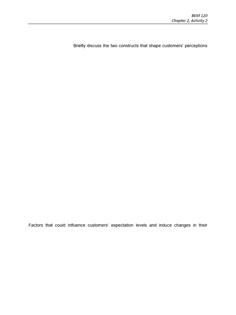 BEM120 Ch2 Activity2 Suggested Answers | PDF | Psychological Concepts | Psychology