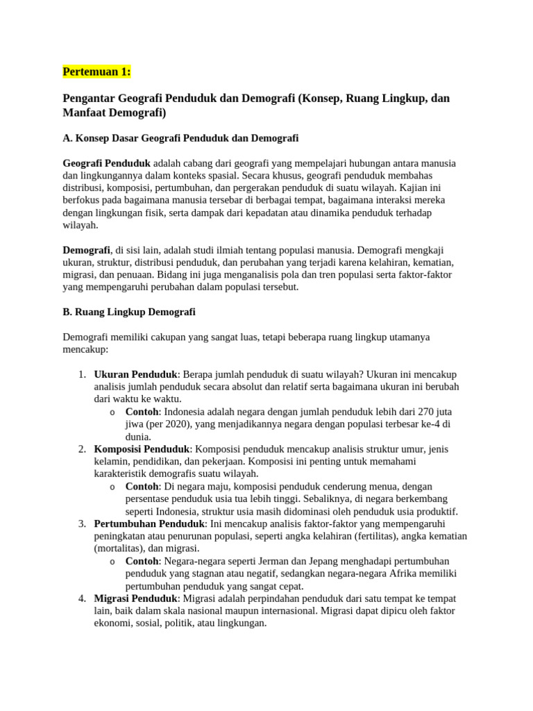 Materi Perkuliahan | PDF