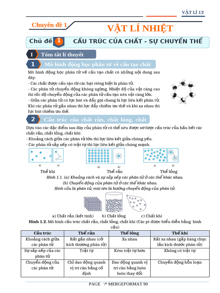 BT12 Vật Lí Nhiệt | PDF