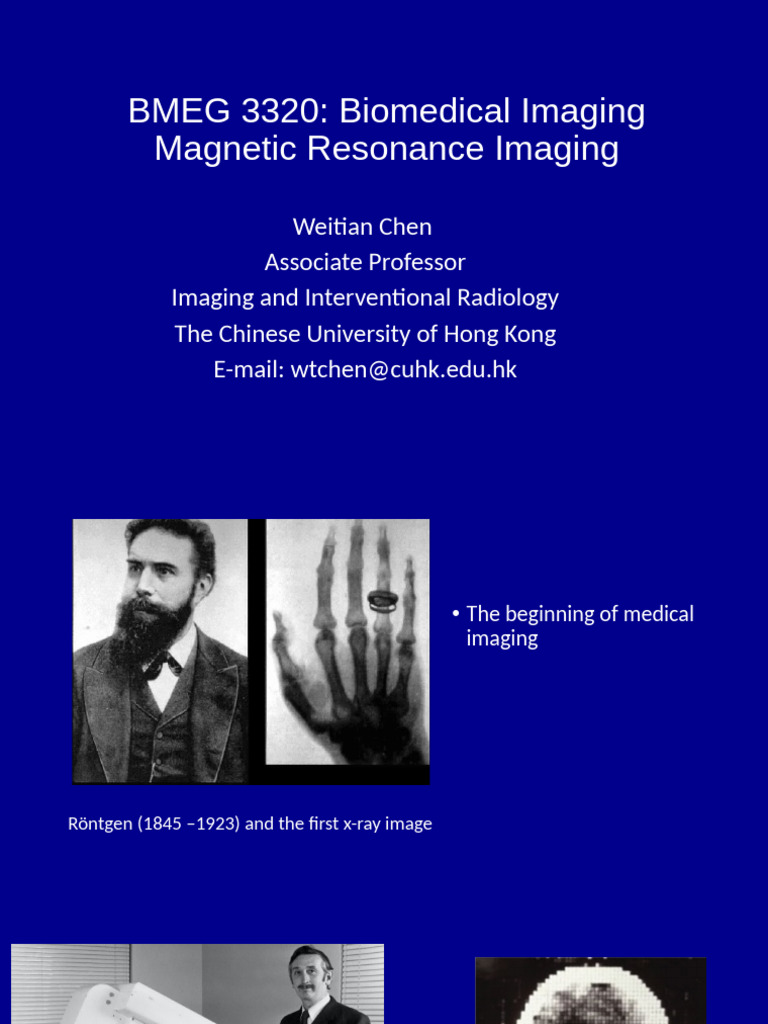 MRI Physics | PDF | Spin (Physics) | Relaxation (Nmr)