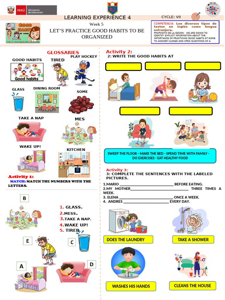 Good Habits for English Learners | PDF | Self-Improvement