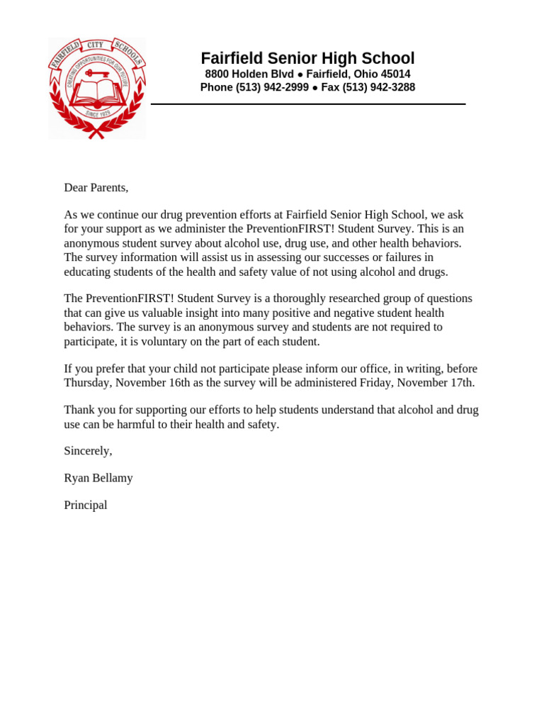 Prevention Letter 2023 | PDF