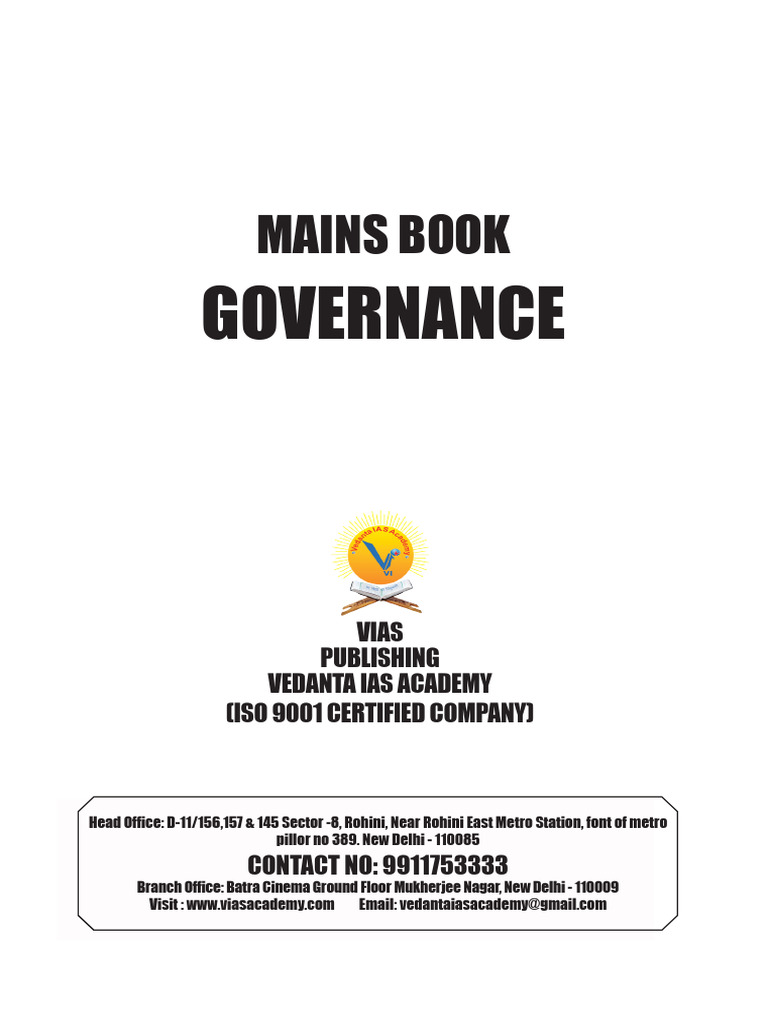 Governance Book in English | PDF | Governance | Good Governance