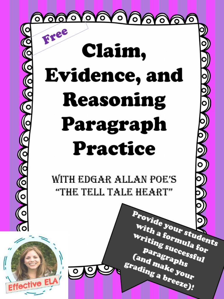 Claim, Evidence, and Reasoning Paragraph Practice: With Edgar Allan Poe ...