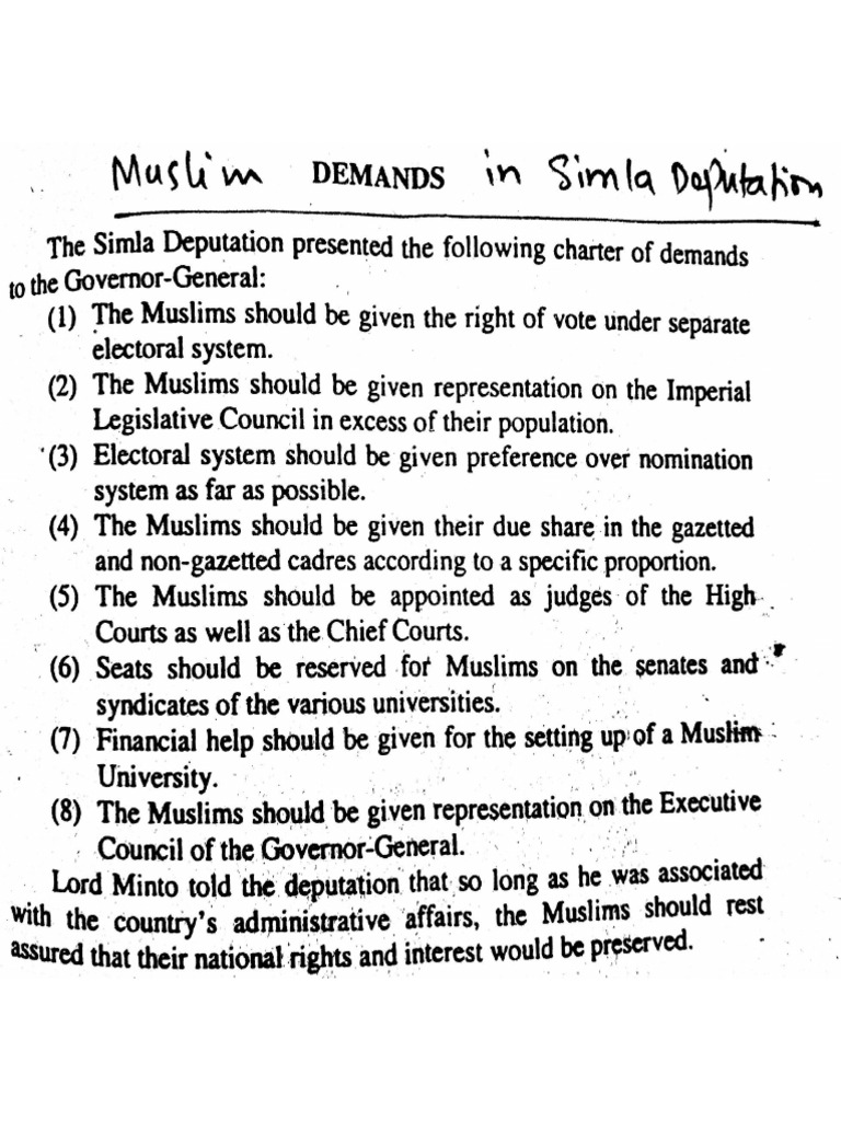 6.1 (Simla Deputation Demands Book) | PDF