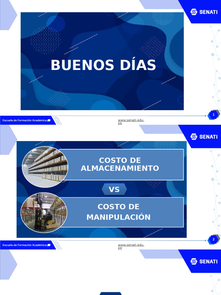 Costo de Alm. Vs Costo de Mani Grupo 8 | PDF | Almacén | Máquina elevadora