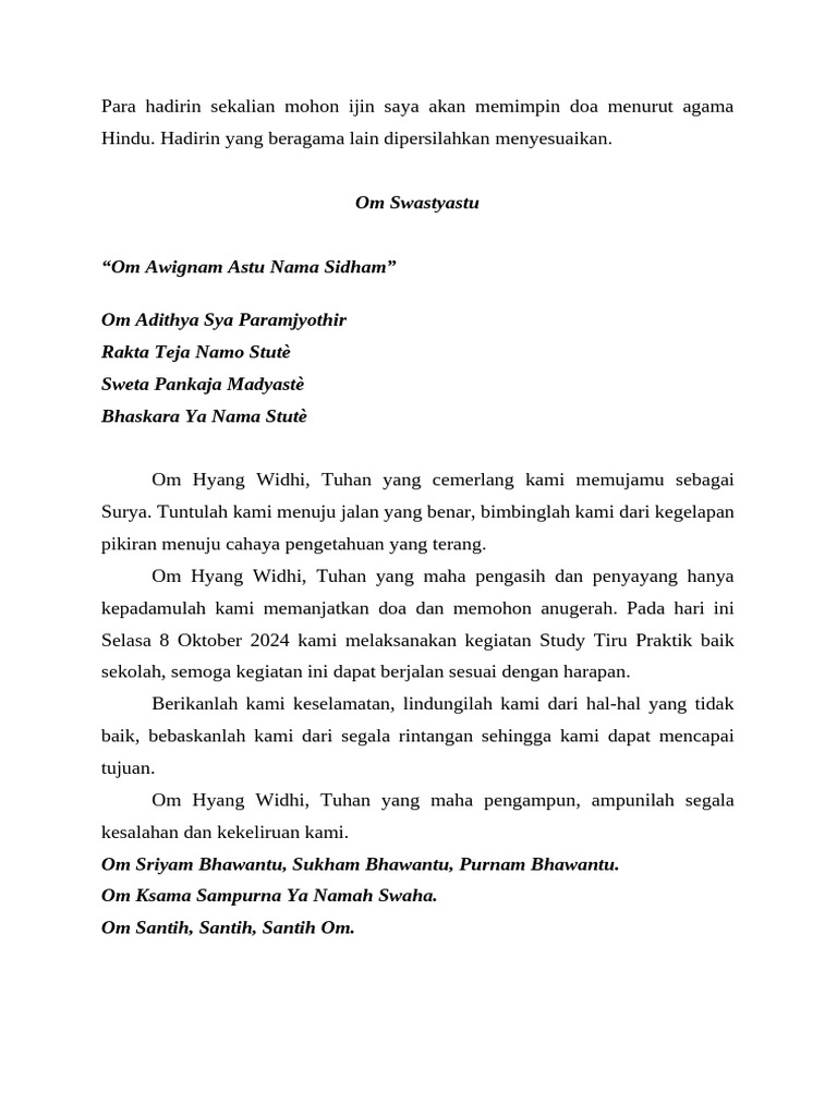 DOA Study Tiru | PDF