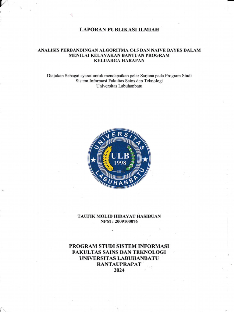 Cover Dan Lembar Pengesahan - 20240910 - 0001 | PDF