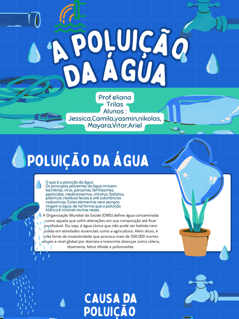 Poluição Da água Pdf água Poluição Da água