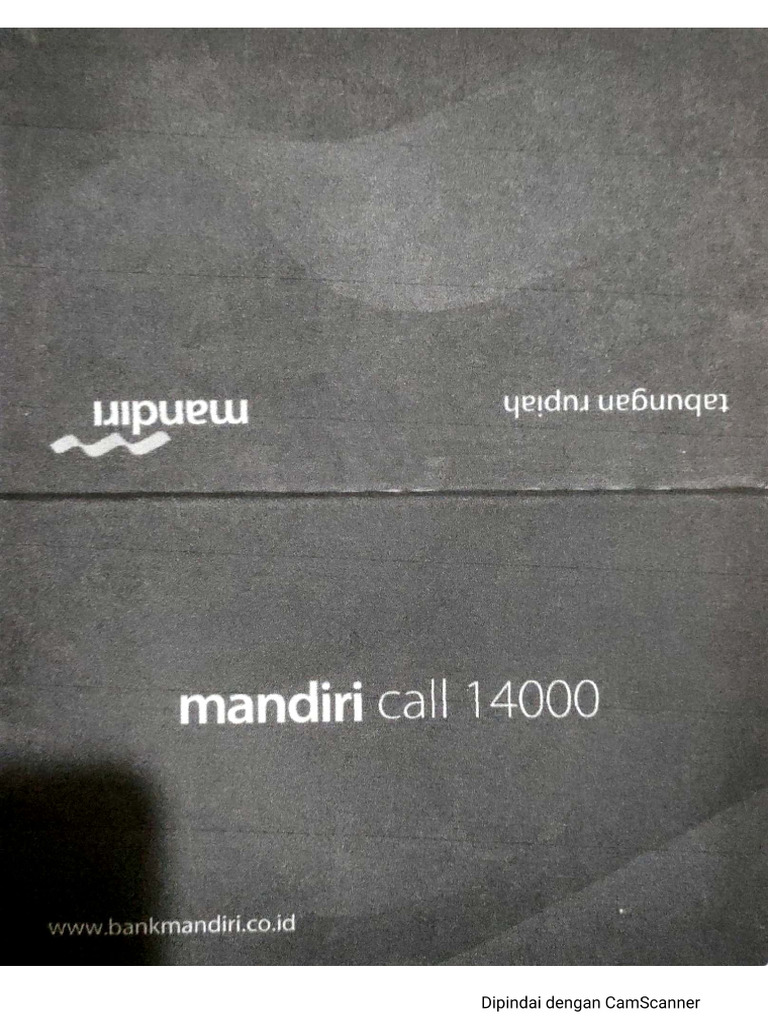 Buku Tabungan Mandiri | PDF