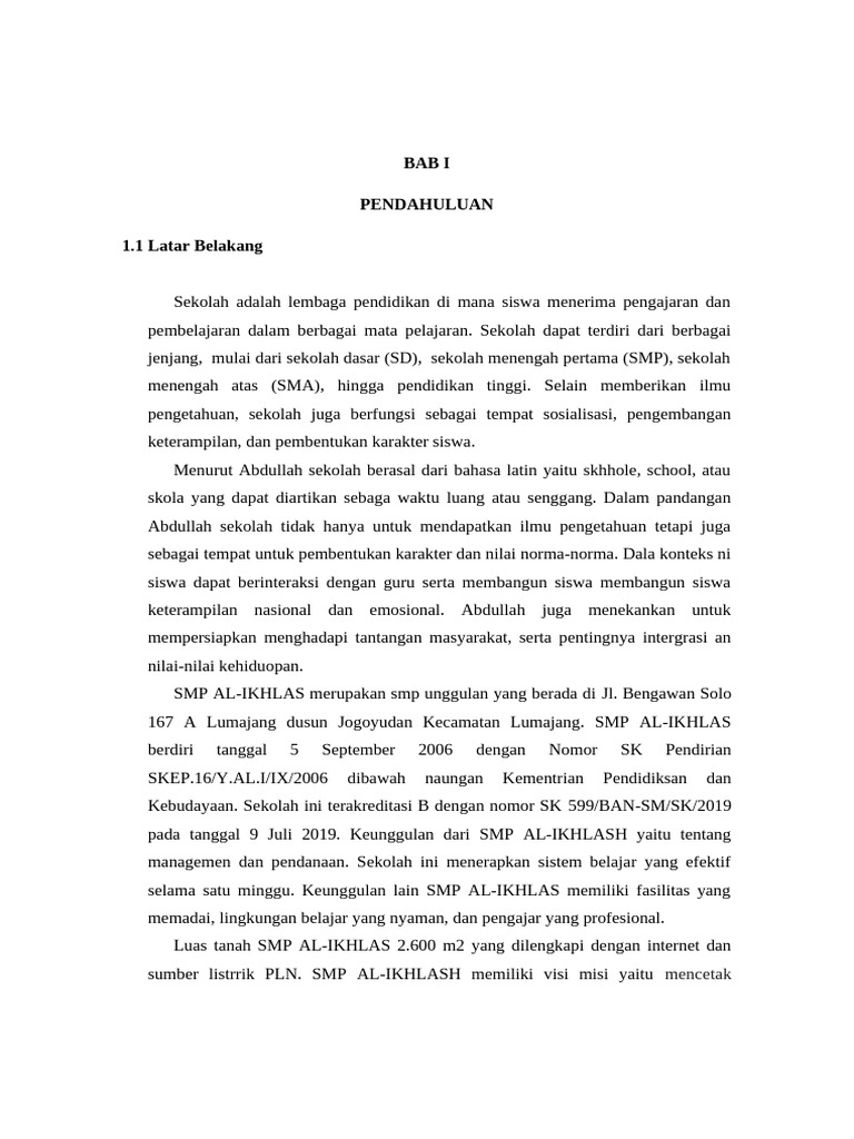 Bab I Dosen Septi | PDF