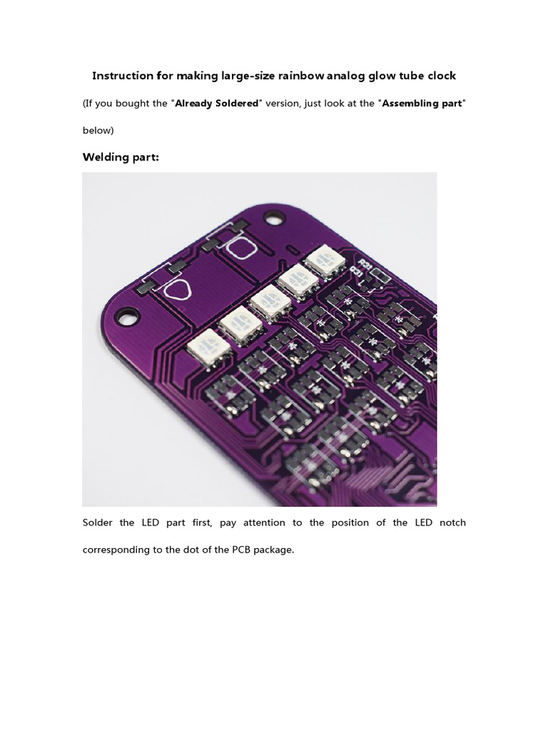 RELOJ GOG | PDF | Printed Circuit Board | Electrical Connector
