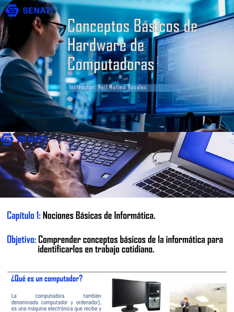 Capitulo 01 - Nociones Basicas de Informatica | PDF | Hardware de la computadora | Ordenador ...