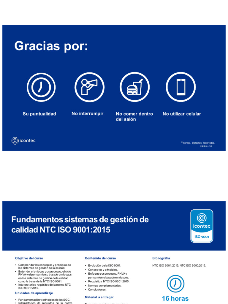 11ppl01-V2 Fundamentos ISO 9001 Jun-07-21 | PDF | Sistema de manejo de calidad | Gestión de la ...
