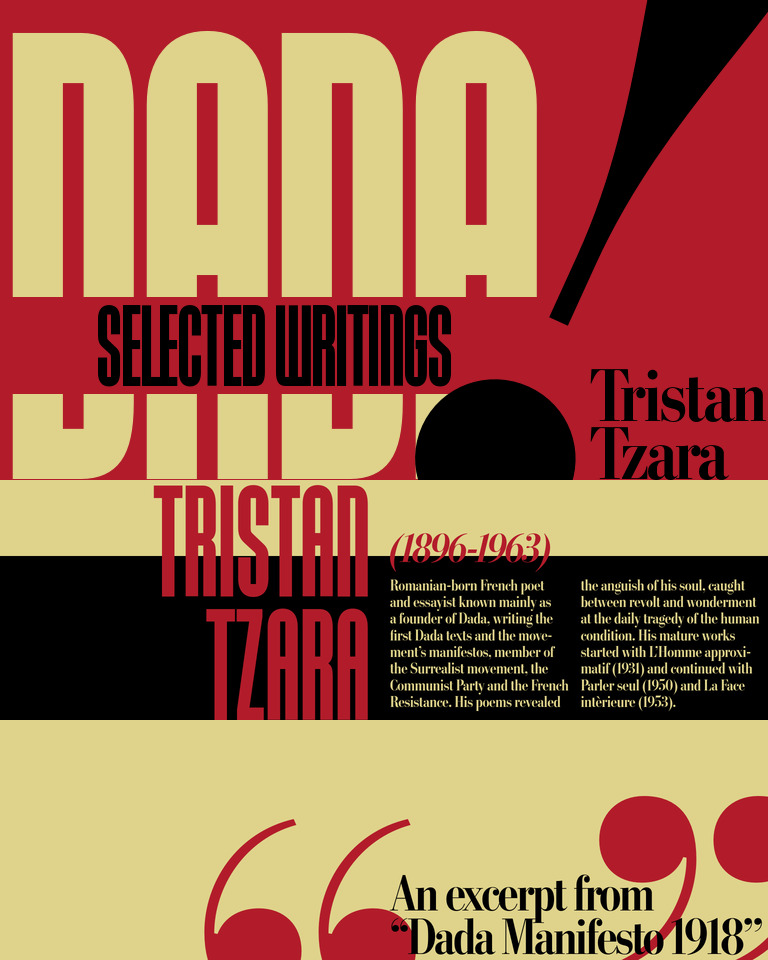 DADA Manifesto | PDF | Movements | Modernism