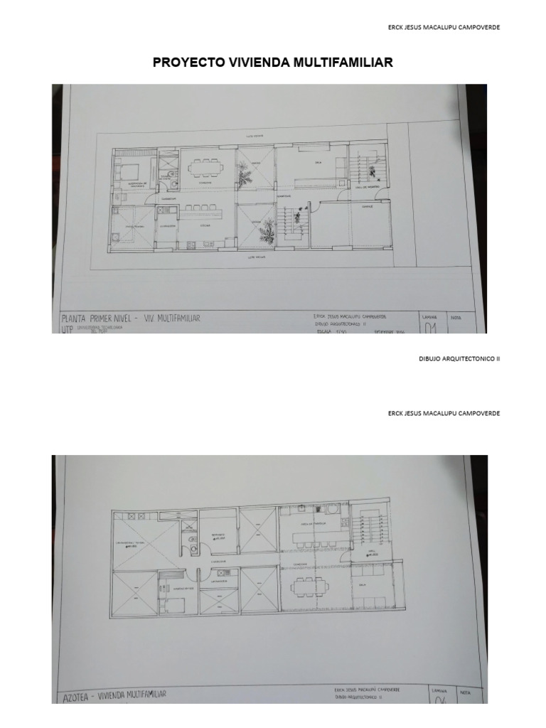 Proyecto Vivienda Multifamiliar | PDF