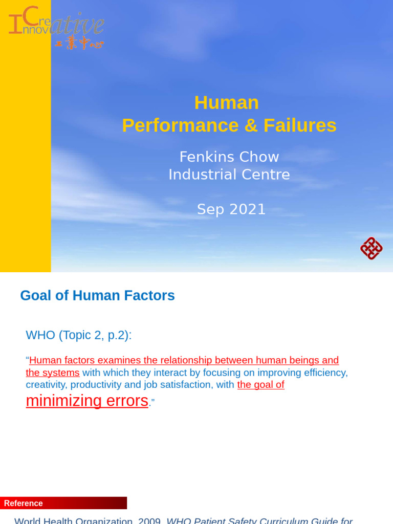 2 Human Performance & Failues 2021 Student | PDF | Attention | Error