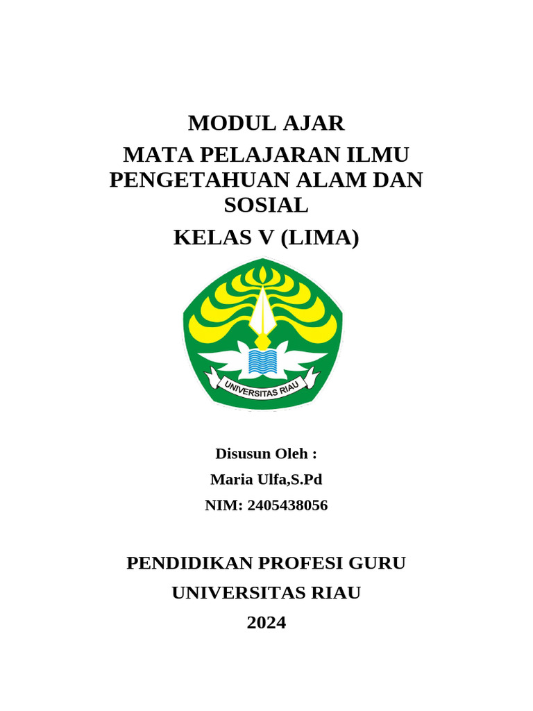 MODUL AJAR Edit | PDF