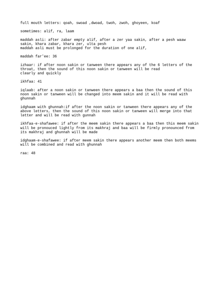 Rules of Arabic | PDF