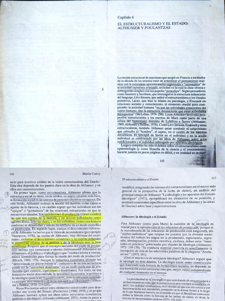 Martín Carnoy PP 115-160 | PDF | Ideologías | Louis Althusser