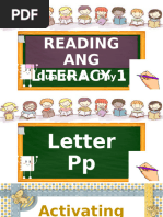 Pagkilala Sa Letrang Uu | PDF