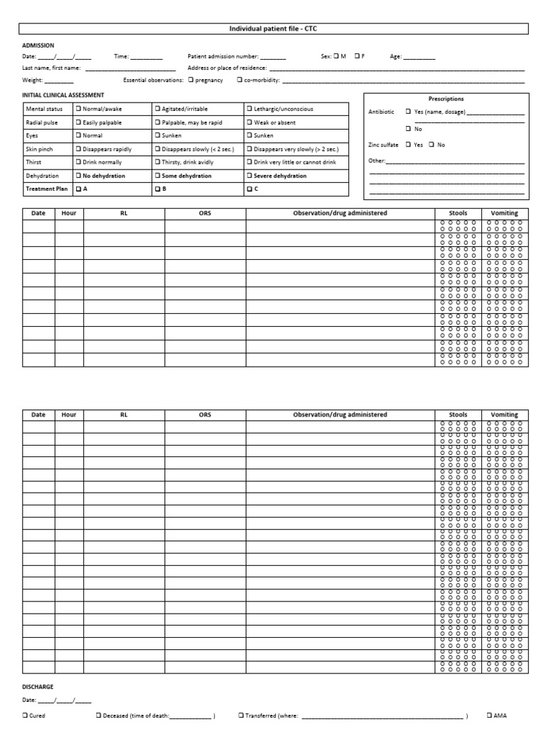 Individual Patient File - 0 | PDF