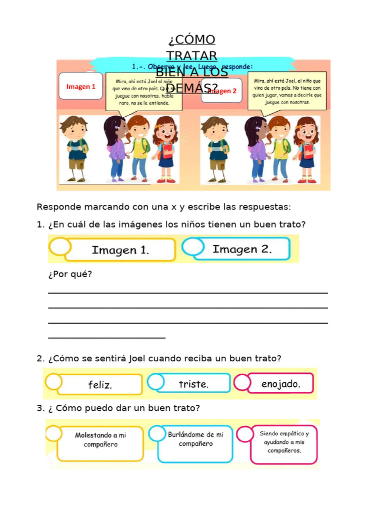 Cómo Identificar y Dar Buen Trato | PDF